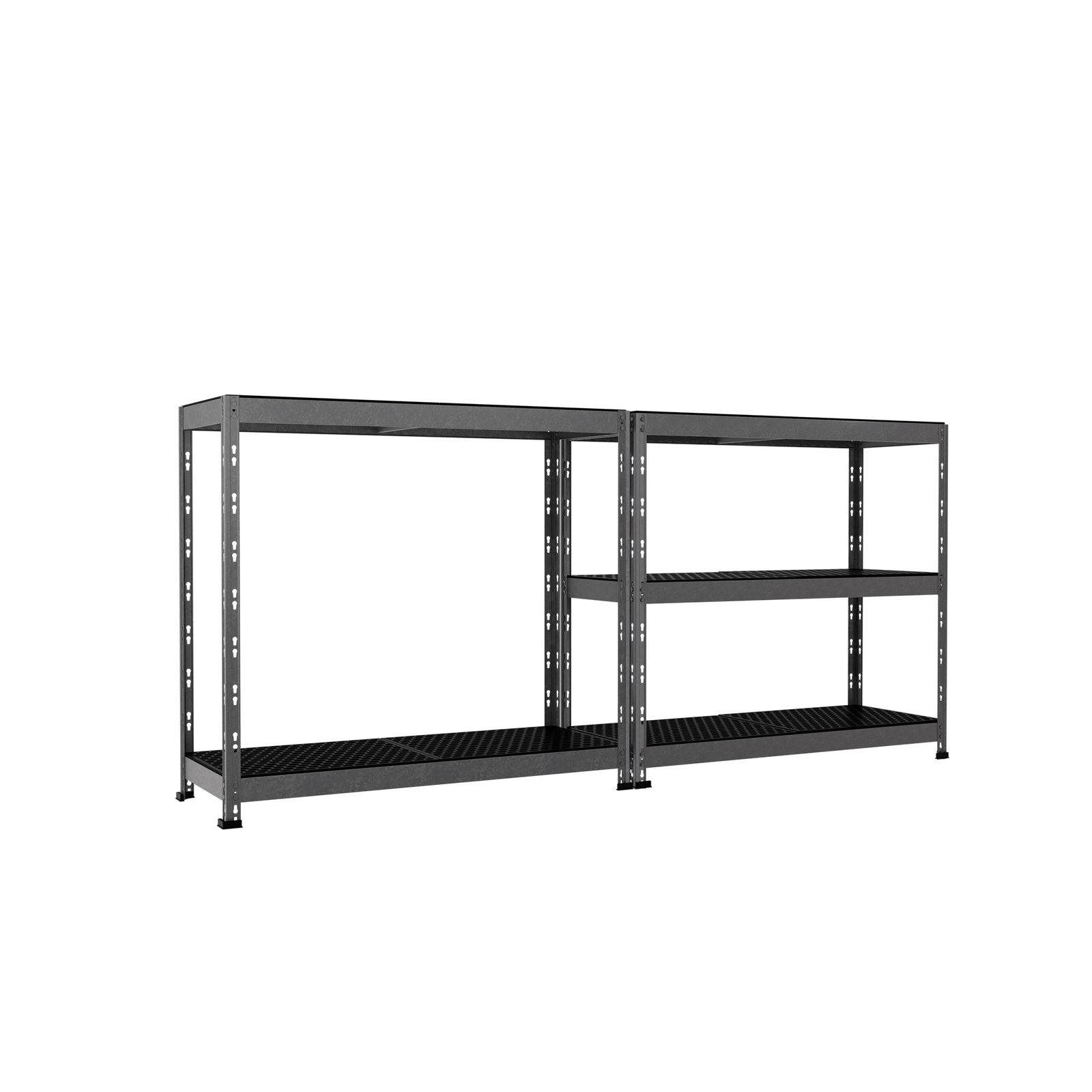 Μεταλλική ραφιέρα Outdoor (magnelis) με ραφι πολυπροπυλένιο 180x100x38 ...